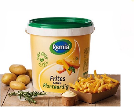 Remia Fritessaus plantaardig, emmer 10 ltr | bol
