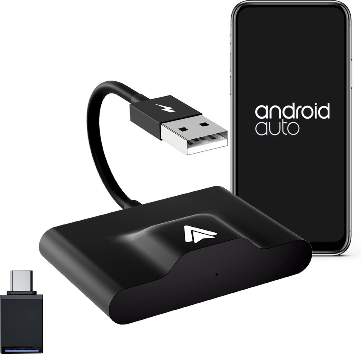 Somstyle Car Dongle Wireless USB Adapter Geschikt voor Android Auto ...