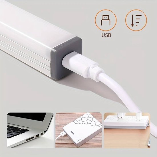 Led lamp strip met beweging sensor - Warm White, 2 stuks | USB | Light ...