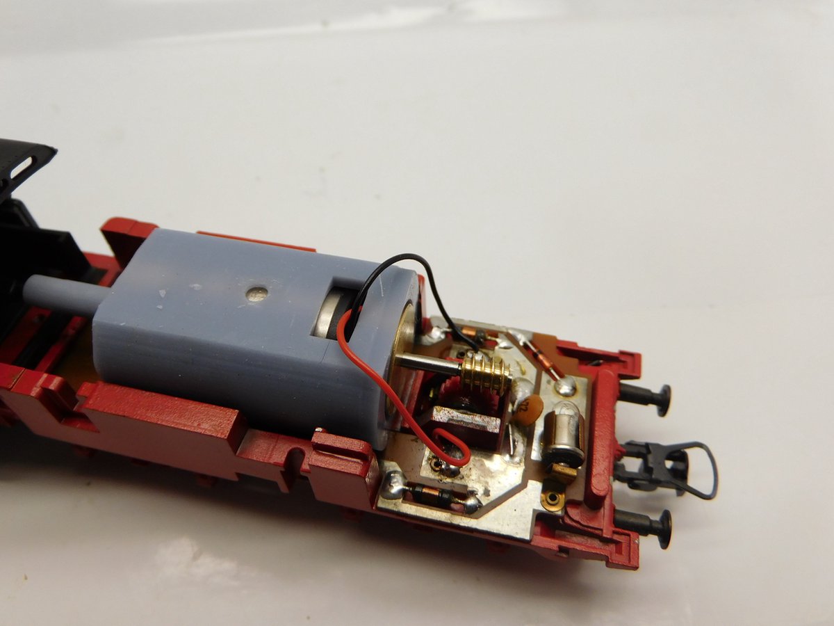 micromotor HR024C motor ombouwset voor Roco BR 18.1, K.W.St.B. C5/6 ...