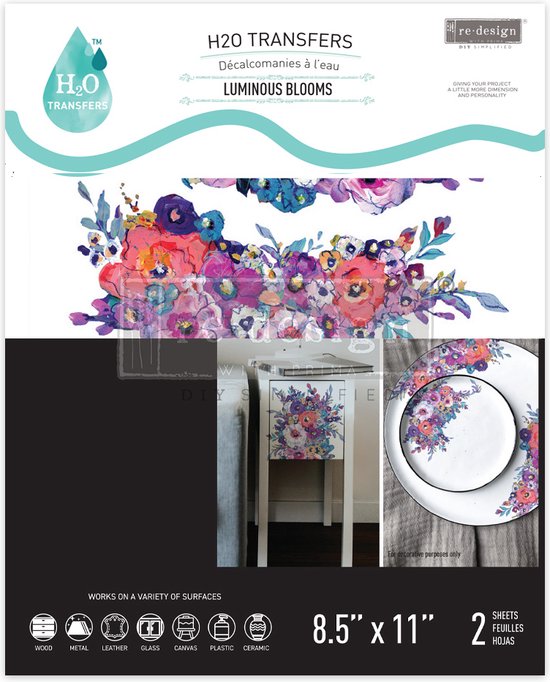 ReDesign with Prima - H20 Transfer - Luminous Blooms | bol.com