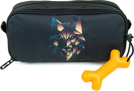 Stones and Bones Rowan 2.0 - Etui - Wolf - Zwart | bol.com