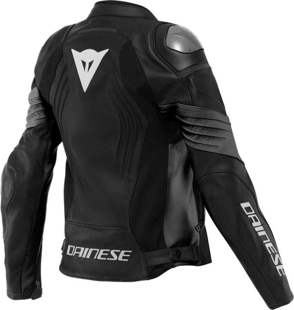 Dainese Racing 4 Lady Leather Jacket Perf. Black Black - Maat 46 - Jas ...