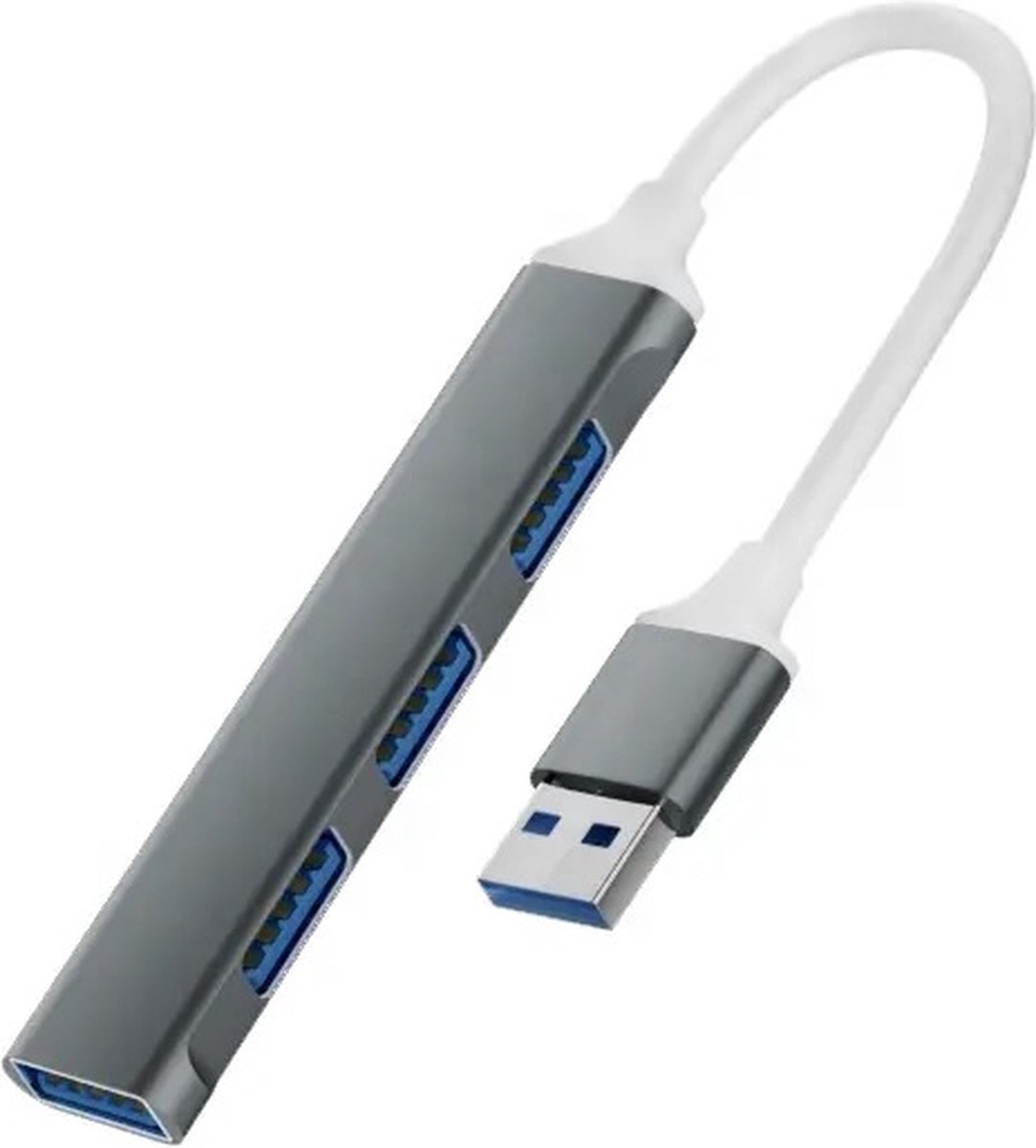Usb hub 3.0 - Usb Spitter- 4 Poort - USB 3.0 - 5G - Grey - USB Hub ...