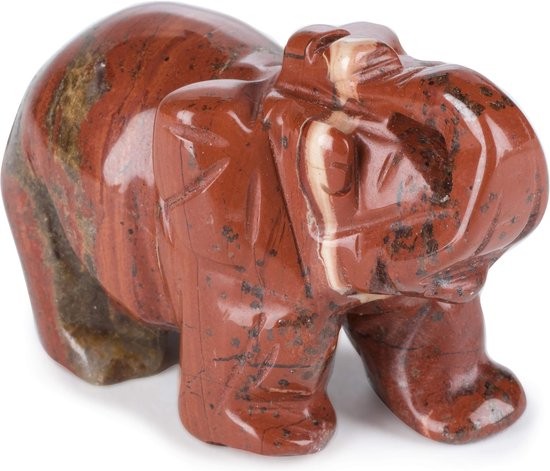 Bixorp Gems Jaspis Olifant Beeldje - Edelsteen Dier | bol