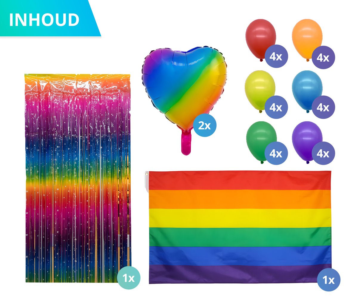 Daily Essentialz Regenboog Vlag - Pride Vlag - Pride Flag - Regenboogvlag - Regenboog... | bol.com