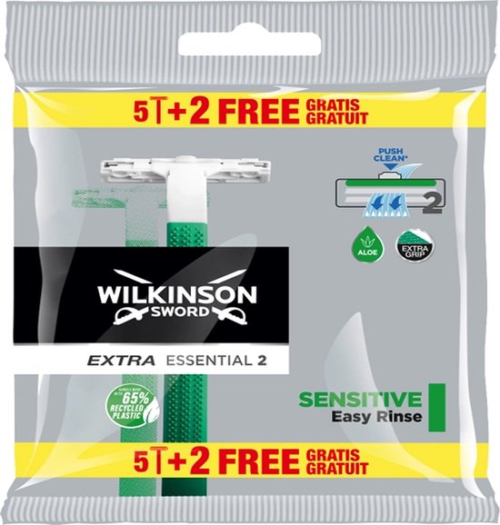 Wilkinson - Extra 2 Sensitive - Wegwerpmesjes - 7 Stuks | bol