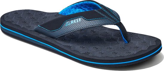 Reef The Ripper Heren Slippers - Zwart/Blauw - Maat 44 | bol.com