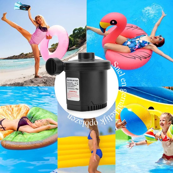 Elektrische Luchtpomp - 5000 Pa, USB 4000 mAh elektrische pomp, 2-in-1 ...