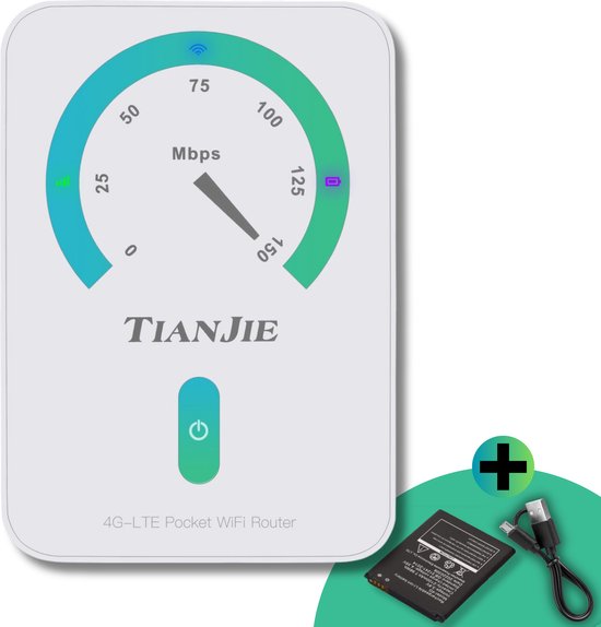 Mifi router - Mifi - draagbare 4g router - werkt met Sim kaart - wifi ...