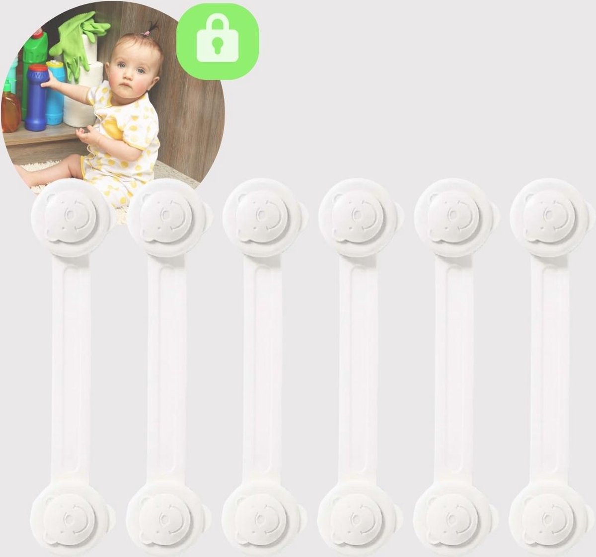 Moozie Kinderslot Kastjes - Kinderslot - Kastbeveiliging voor Kinderen ...