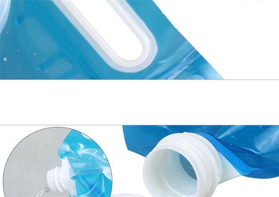 CHPN - Waterzak - Watertank - 10L - Watertas - Opvouwbaar - Met tapje ...
