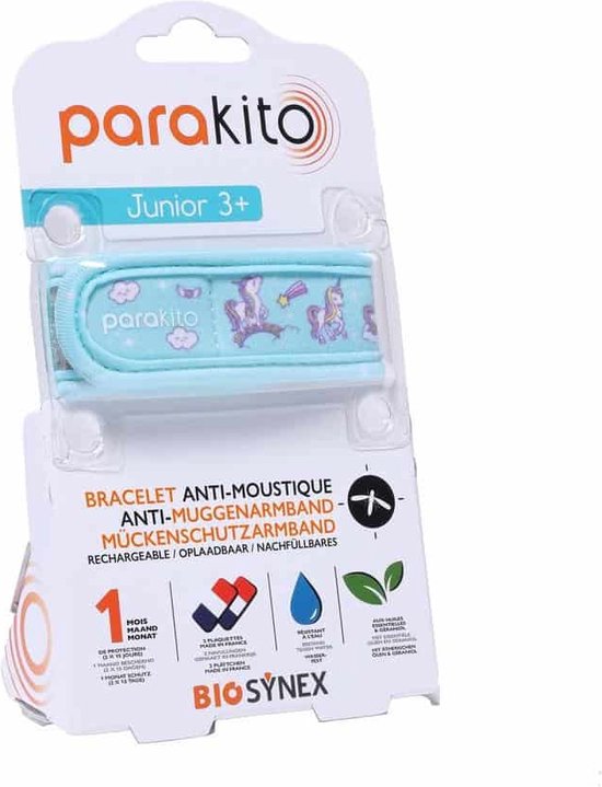 Para'kito Kids - Armband Anti Muggen - Eenhoorn - Hervulbaar - Anti ...