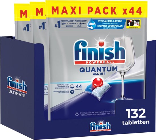 Finish Quantum Regular - 132 Tabs - Voordeelverpakking | bol