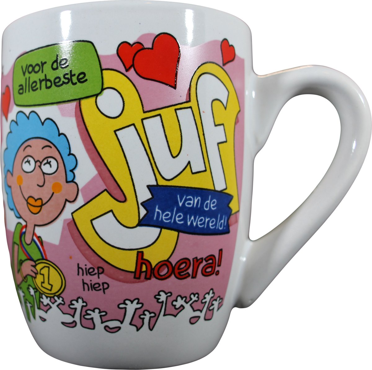 Cartoon beker - Juf | bol.com