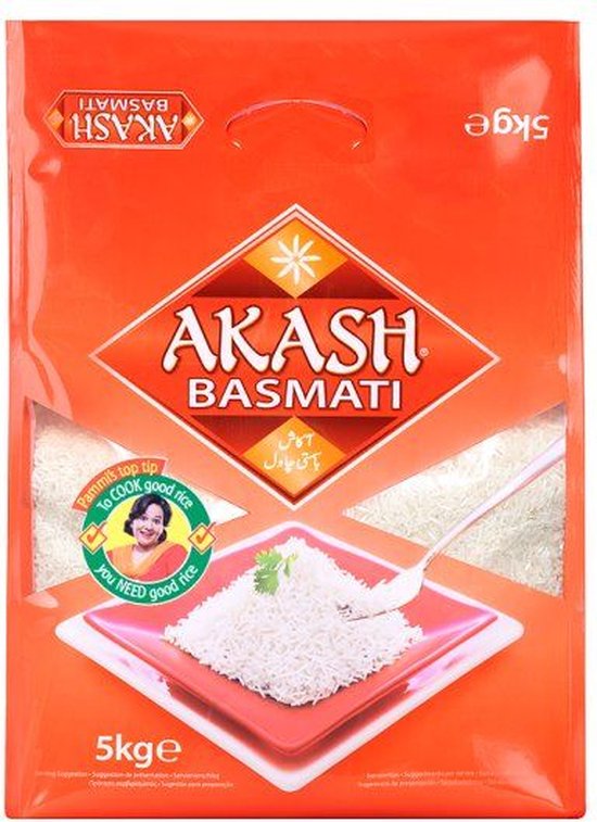 Akash basmati rijst 5kg | bol.com