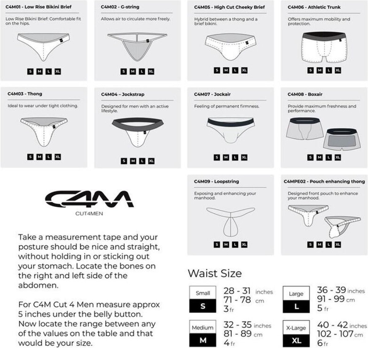 CUT4MEN | Cut4men - Low Rise Bikini Brief Snake Xl | bol