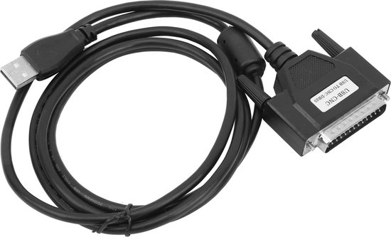 CNC USB-naar-parallelle aansluiting, adapterkabel naar parallelle ...