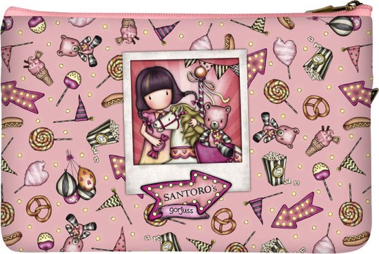 Schoolpennenzak Gorjuss Carousel Zalm (23.4 x 15.5 x 1.5 cm) | bol