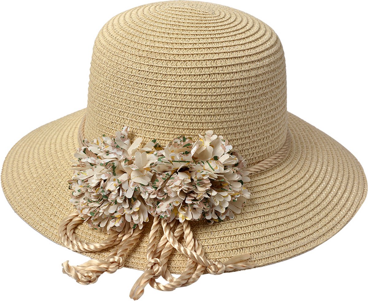 Juleeze Hoed Dames Beige Papierstro Zonnehoed | bol.com