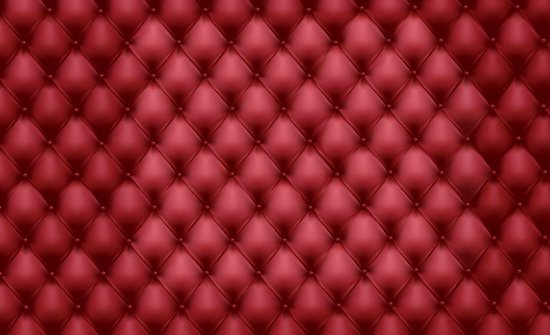 Fotobehang - Vlies Behang - Rood Gewatteerd Patroon - 416 x 254 cm | bol