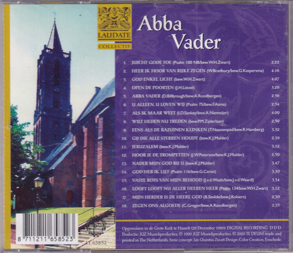 Abba Vader - Hardenbergs Christelijk Mannenkoor o.l.v. Jan Quintus Zwart vanuit de... | bol