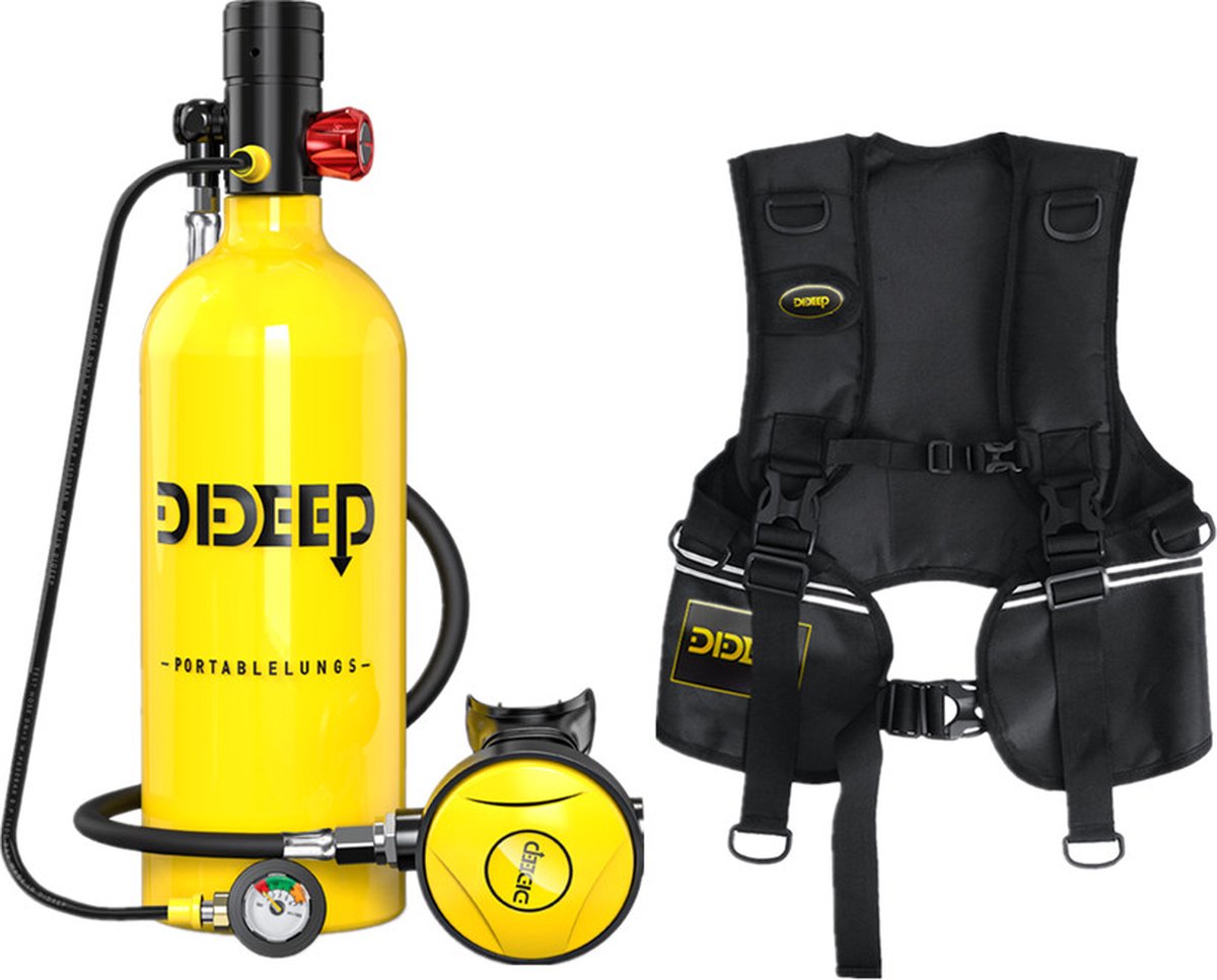 DIDEEP 2L Scuba Tank Duikfles - Zuurstoftank - Duiken Sets Duiken ...