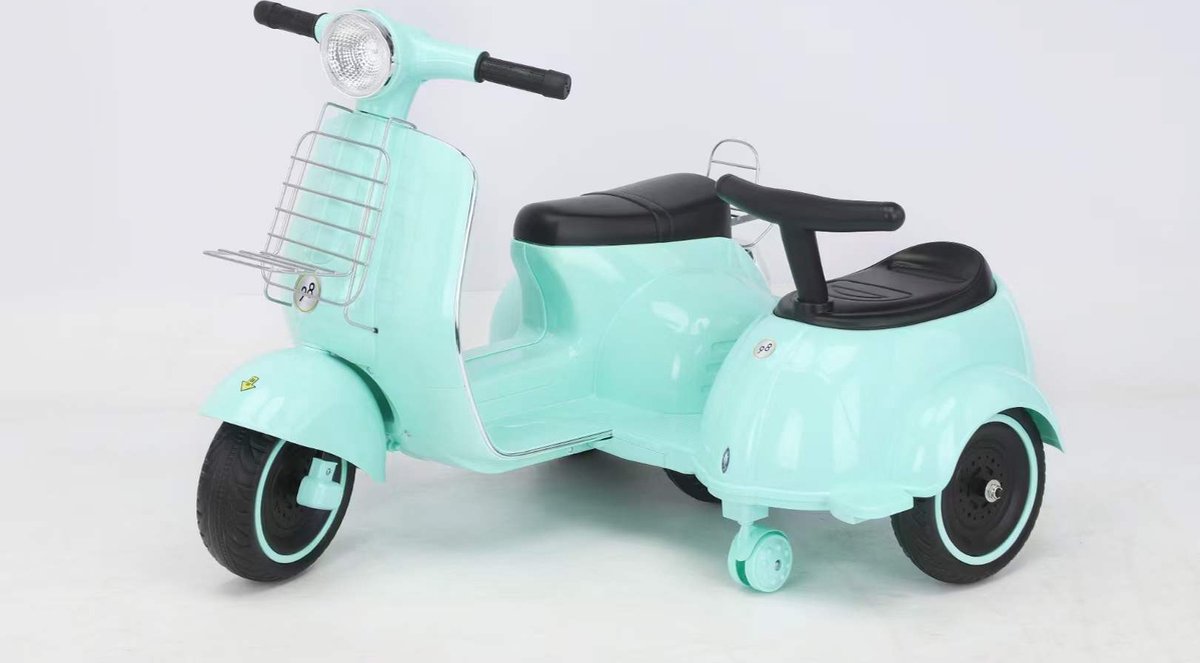 Elektrische kinderauto- Elektrische motor -Met zijspan kindermotorfiets ...