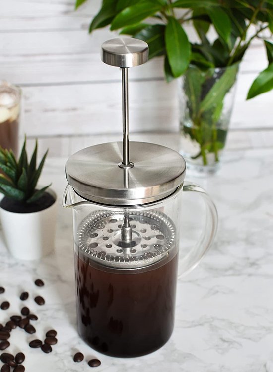 Sendez Thee-koffiezetapparaat French Press System van roestvrij staal 0 ...
