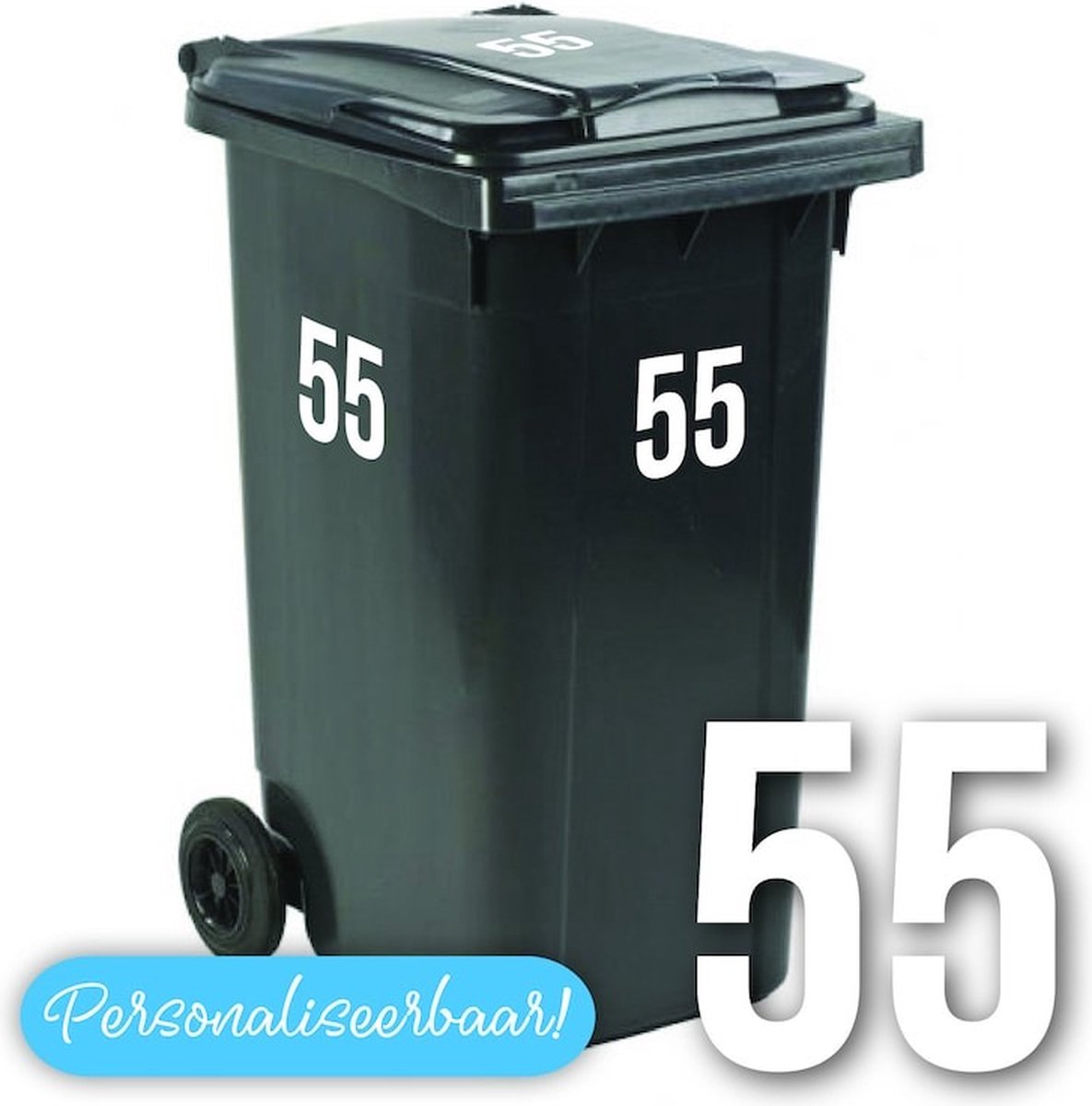 Container Stickers - Container / Kliko sticker huisnummer ...