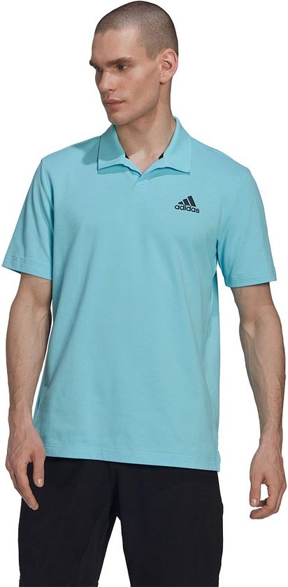 Adidas Clubhouse 3-bar Polo Met Korte Mouwen Blauw M Man | bol
