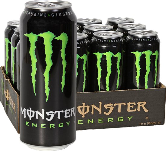 Monster Energy Original Green 12x500ML Tray | bol