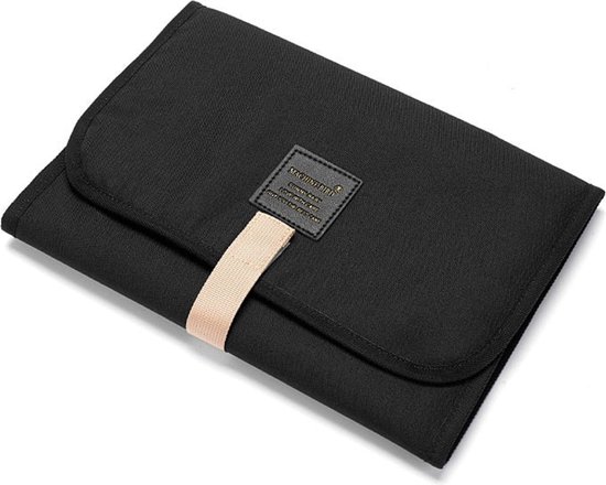 Verschoonmatje voor Onderweg - Zwart - Verschoningsmatje Baby ...