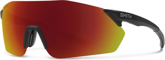 Smith - Reverb bril MATTE BLACK CHROMAPOP RED MIRROR | bol