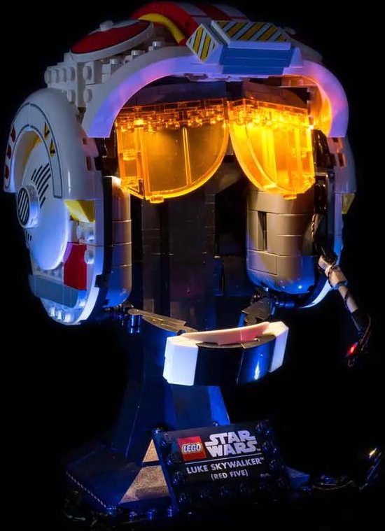 Luke Skywalker Red Five Helmet voor LEGO #75327 Lightset | bol.com