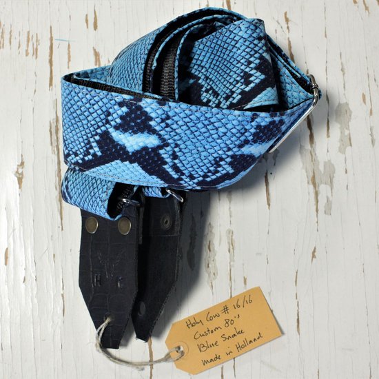 Holy Cow Straps Blue Snake 80's - Custom Series hand-made strap ...