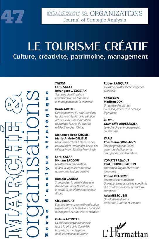 Le tourisme créatif (ebook), Dimitri Uzunidis | 9782140352621 | Boeken ...