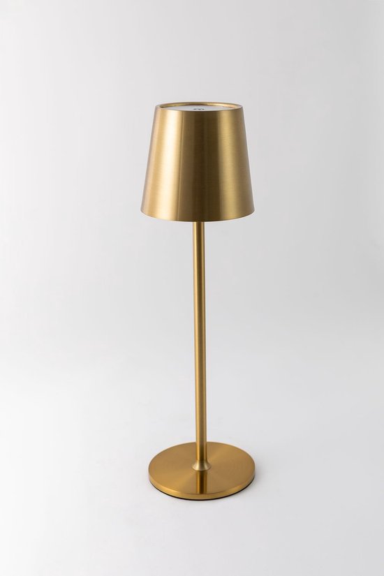Modern Tafellamp Touch - Goud - Tafellamp - Bureaulamp - LED ...