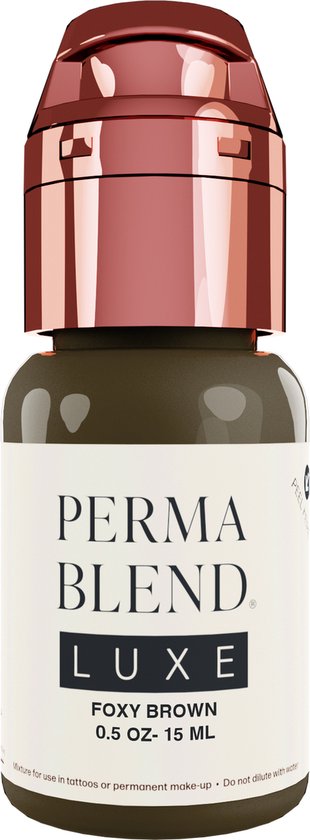 Perma Blend Luxe Foxy Brown - 15 ml - PMU ink brows | bol