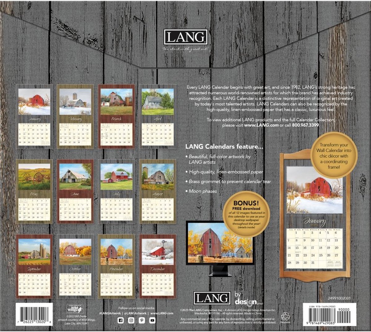On The Farm Kalender 2024 LANG | bol.