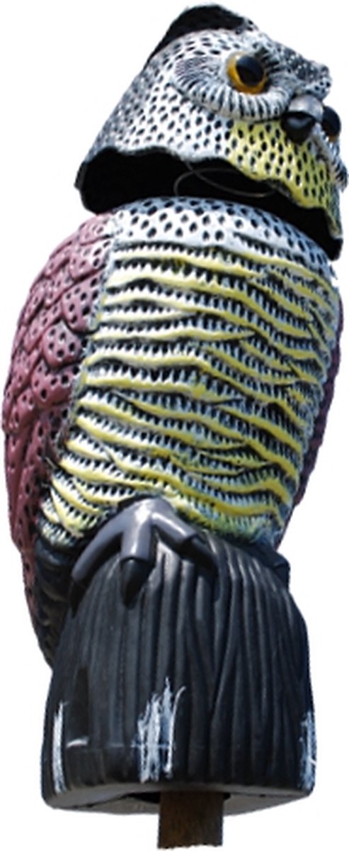 Oehoe met bewegende kop 16x42cm - Nep Uil - Vogelverschrikker Oehoe uil ...