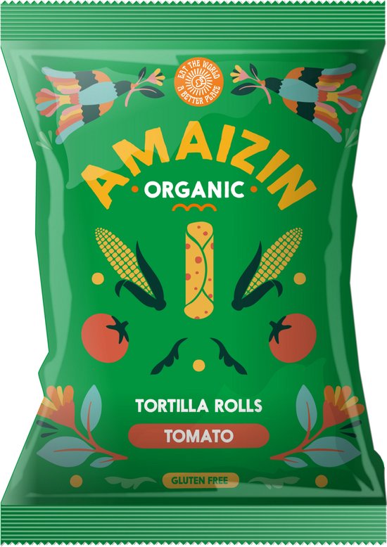 Amaizin Mais Rolls Tomaat 14 x 100GR - Voordeelverpakking | bol.com