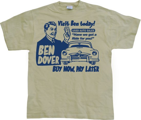 Ben Dover - Large - Khaki | bol.com