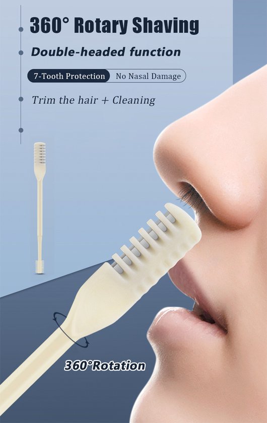 Neushaarmes I Neushaartrimmer I RVS Scheermes I Kunststof grip I ...