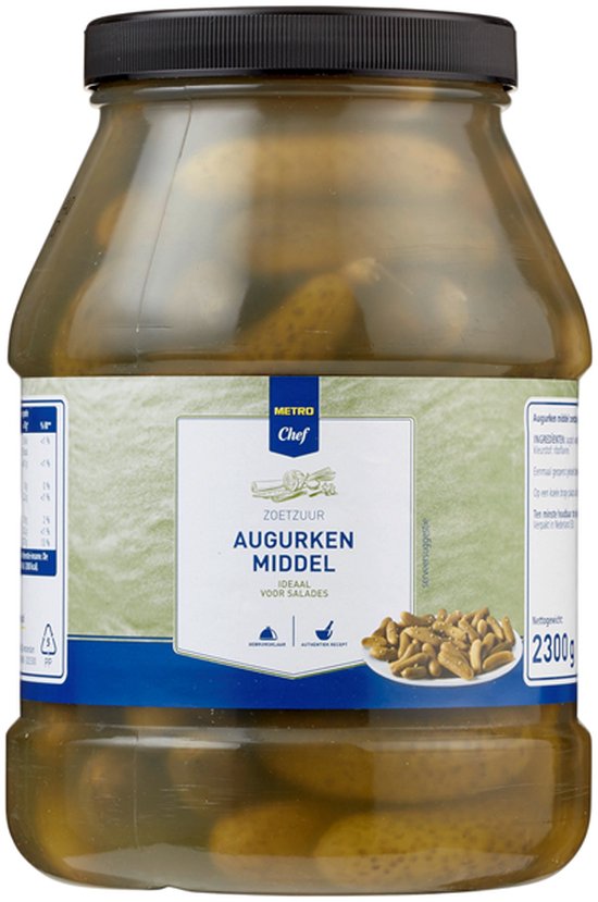 METRO Chef Augurken middel zoetzuur 2 x 2300 gram | bol