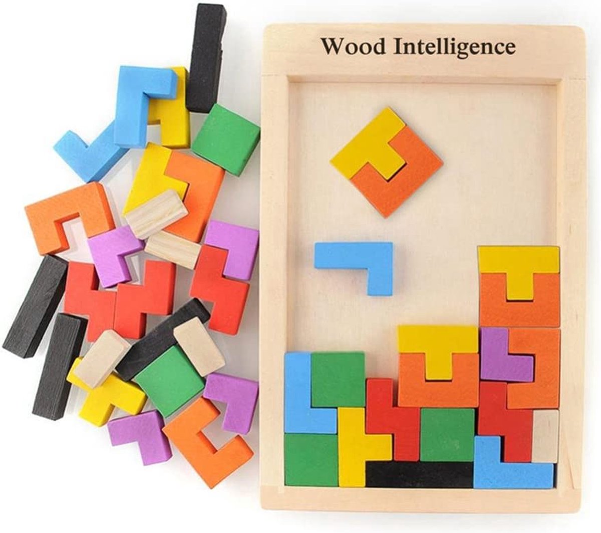 Wood Intelligence Houten puzzel voor kinderen | bol.com