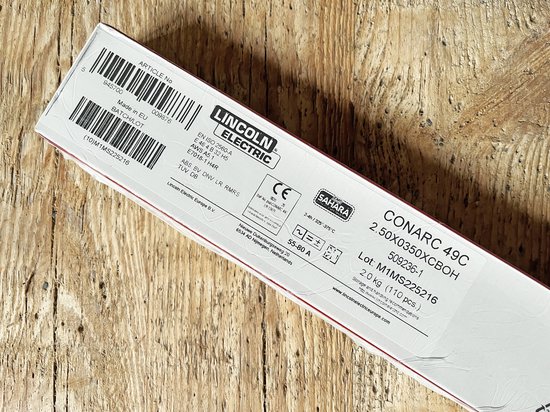 Lincoln Laselektroden Conarc 49C 2.5x350mm Pak 2,0kg (509236) | bol