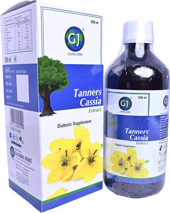 GJ Global Herbs - Tanners Cassia Extract - Voedingssupplement - 500 ml ...