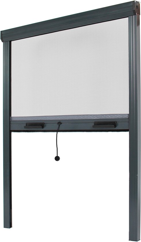 Rolhor op maat te snijden Alu - B 100 x H 160 cm - Grijs - 2 stuks | bol