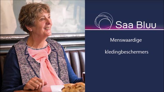 SAA BLUU, slab voor volwassenen, slab voor ouderen, grote slabber, senioren servet,... | bol